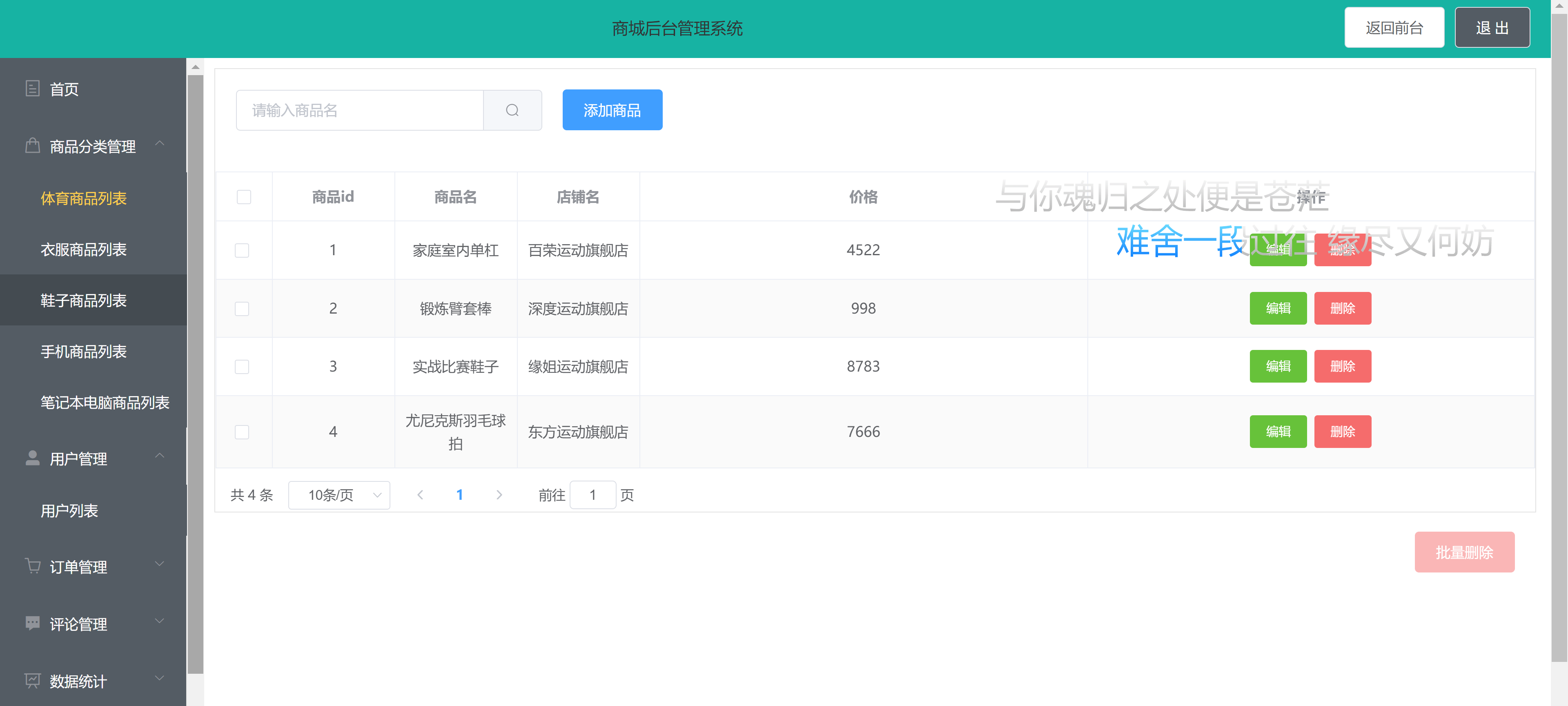 GitHub - SimpleGraduationProjects/MallManagementSystem: 商城管理系统-毕业设计