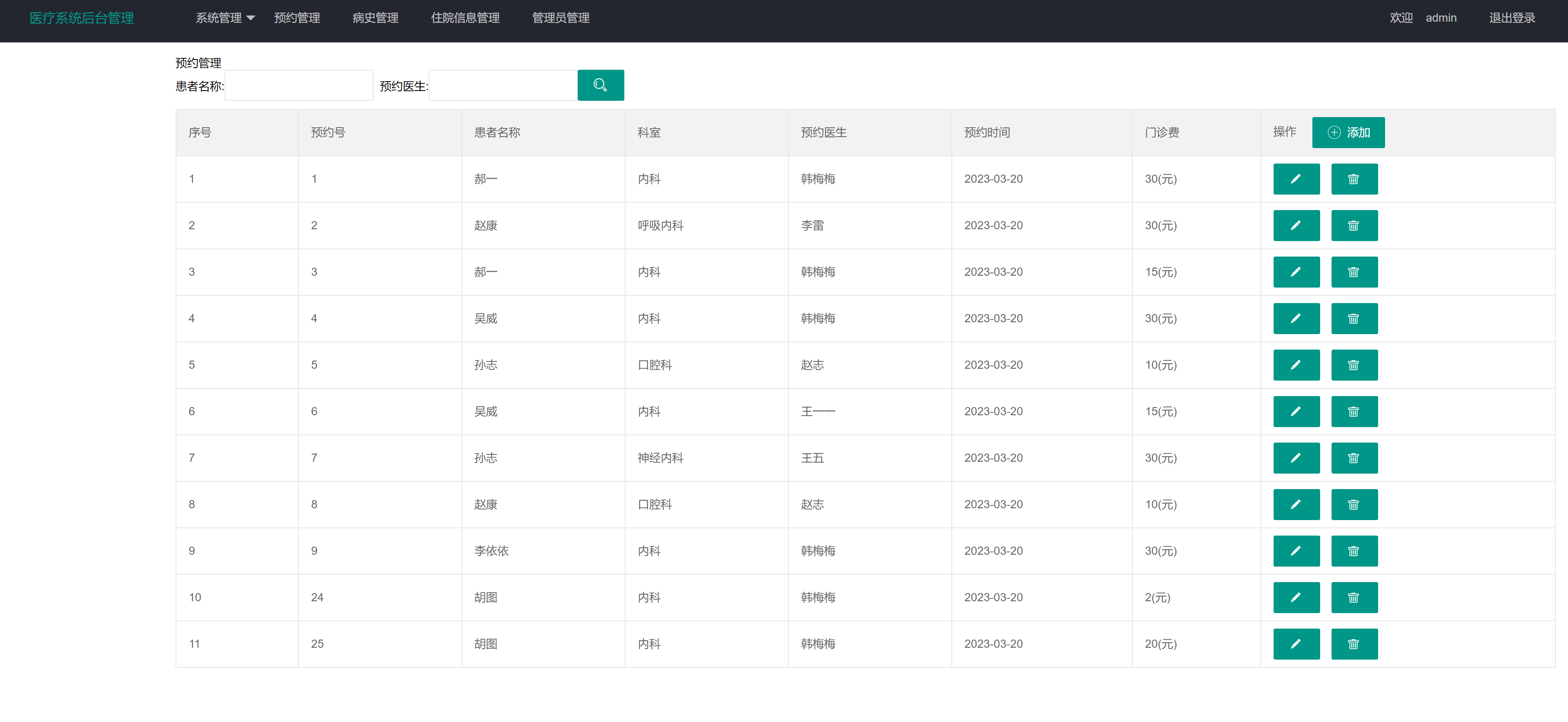 GitHub - SimpleGraduationProjects/HospitalInpatientAppointmentManagementSystem: 医院住院预约管理系统-毕业设计