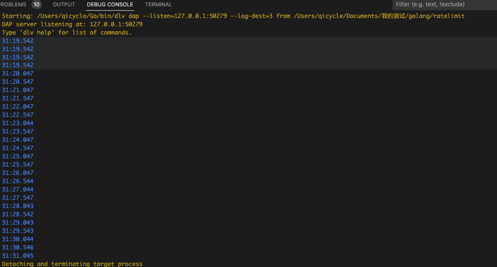 golang RateLimiter golang RateLimiter